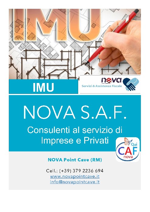 NOVA Volantino CAF2023 IMU 1 :: Nova servizi assistenza fiscale